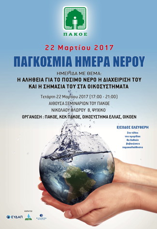 Η αλήθεια για το πόσιμο νερό. Παγκόσμια ημέρα νερού. 22 Μαρτίου ...